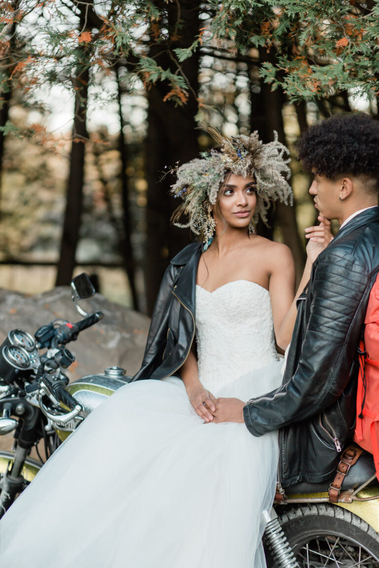 A Sustainable Autumn Elopement in Ontario | Shaz & Adam