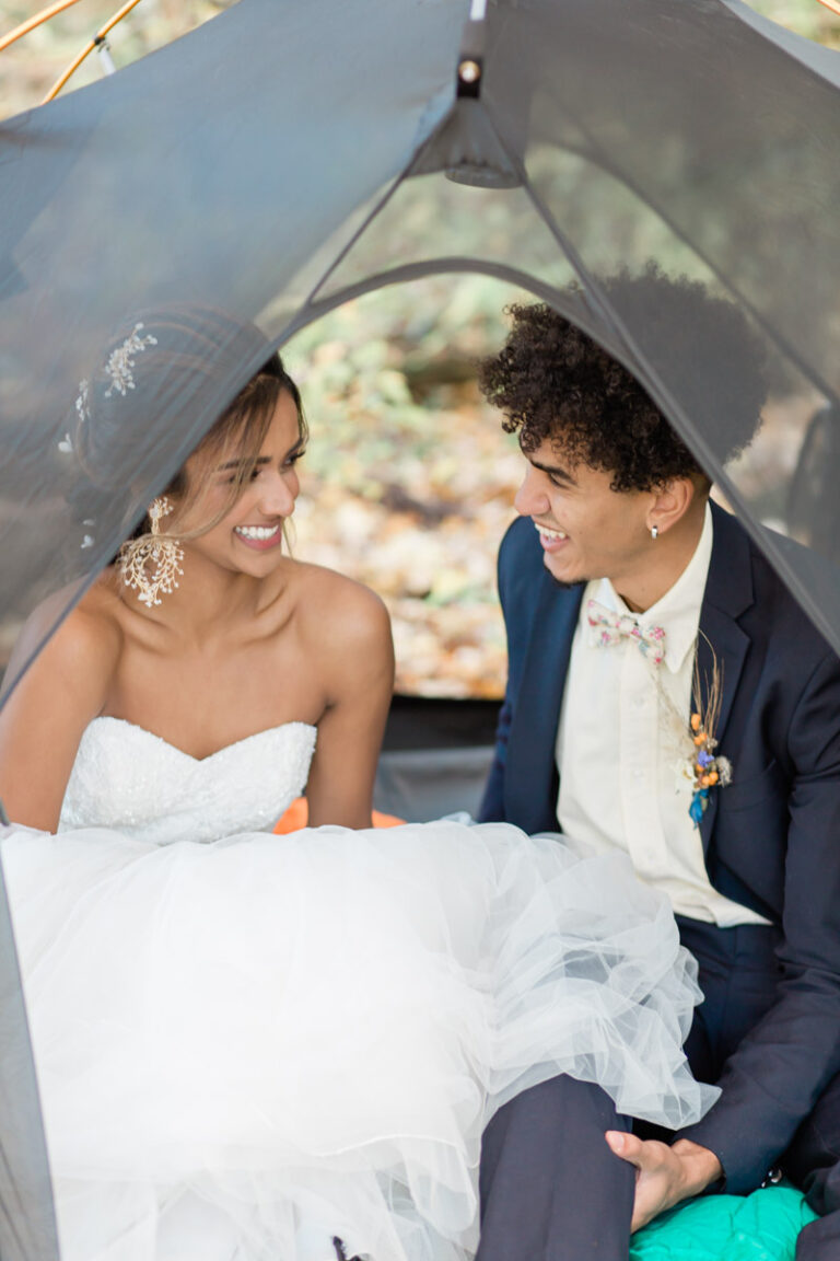 A Sustainable Autumn Elopement in Ontario | Shaz & Adam