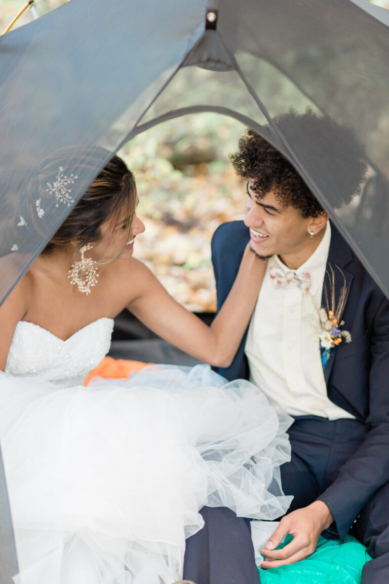 A Sustainable Autumn Elopement in Ontario | Shaz & Adam