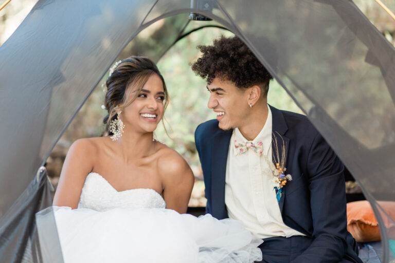 A Sustainable Autumn Elopement in Ontario | Shaz & Adam