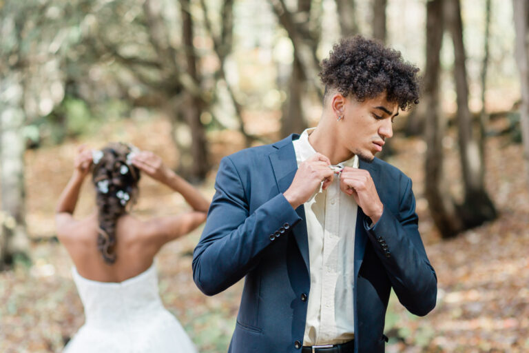 A Sustainable Autumn Elopement in Ontario | Shaz & Adam