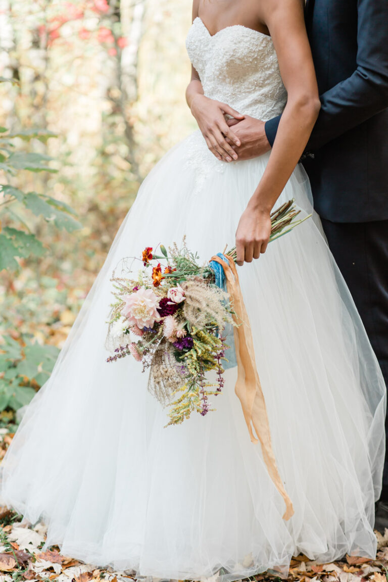 A Sustainable Autumn Elopement in Ontario | Shaz & Adam