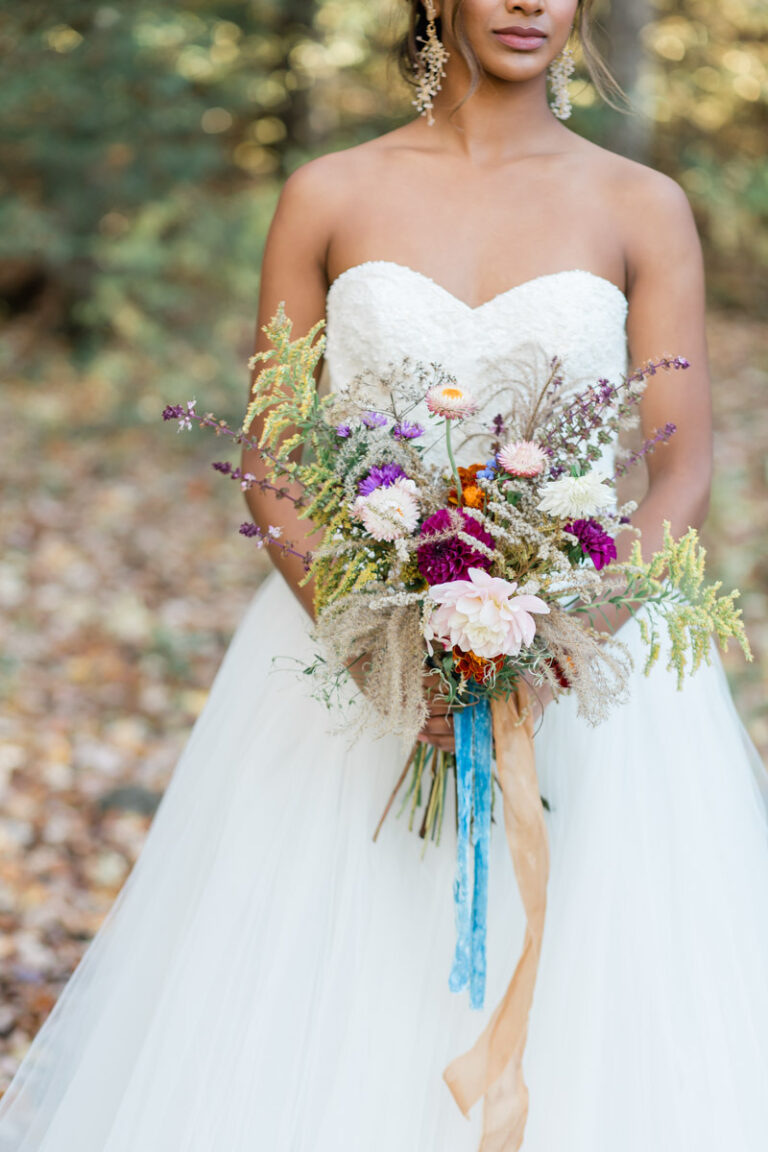 A Sustainable Autumn Elopement in Ontario | Shaz & Adam