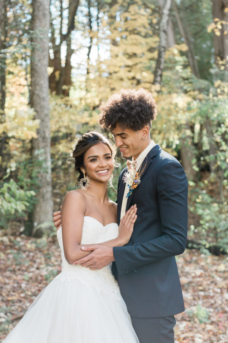 A Sustainable Autumn Elopement in Ontario | Shaz & Adam