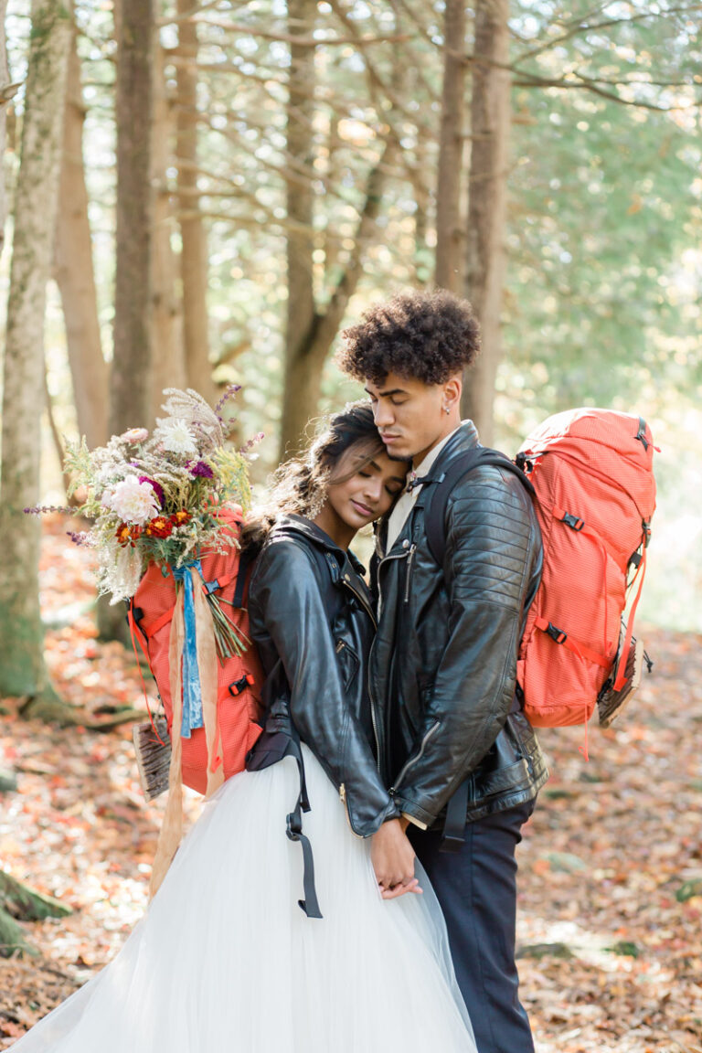 A Sustainable Autumn Elopement in Ontario | Shaz & Adam