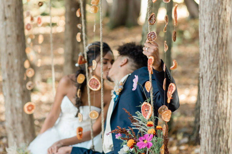 A Sustainable Autumn Elopement in Ontario | Shaz & Adam