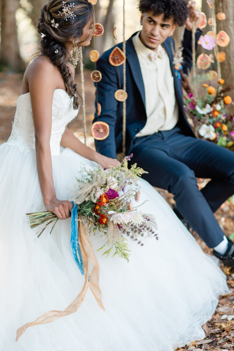 A Sustainable Autumn Elopement in Ontario | Shaz & Adam
