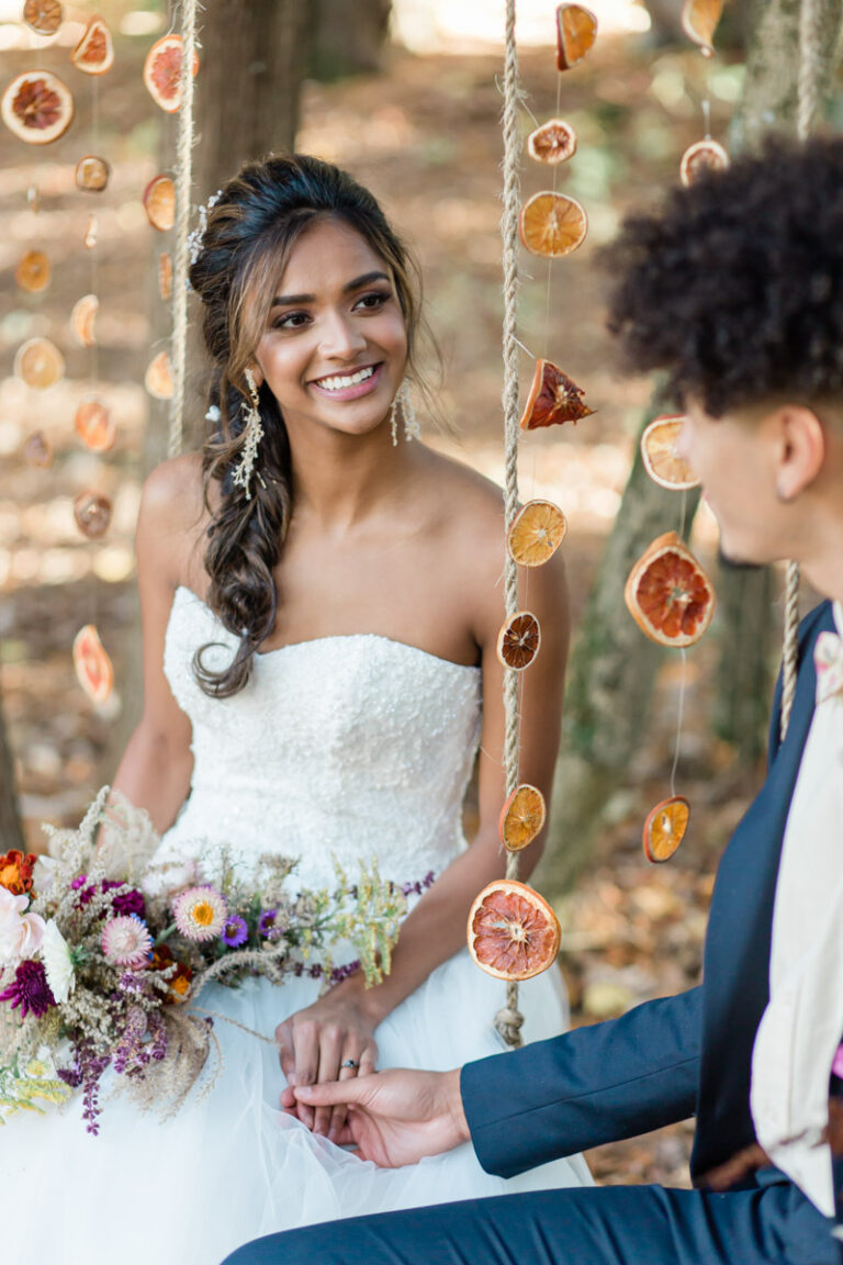 A Sustainable Autumn Elopement in Ontario | Shaz & Adam