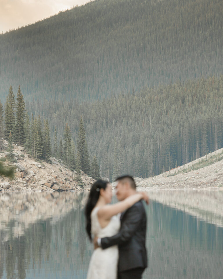 Moraine Lake Banff Elopement | Sunny & Kitty