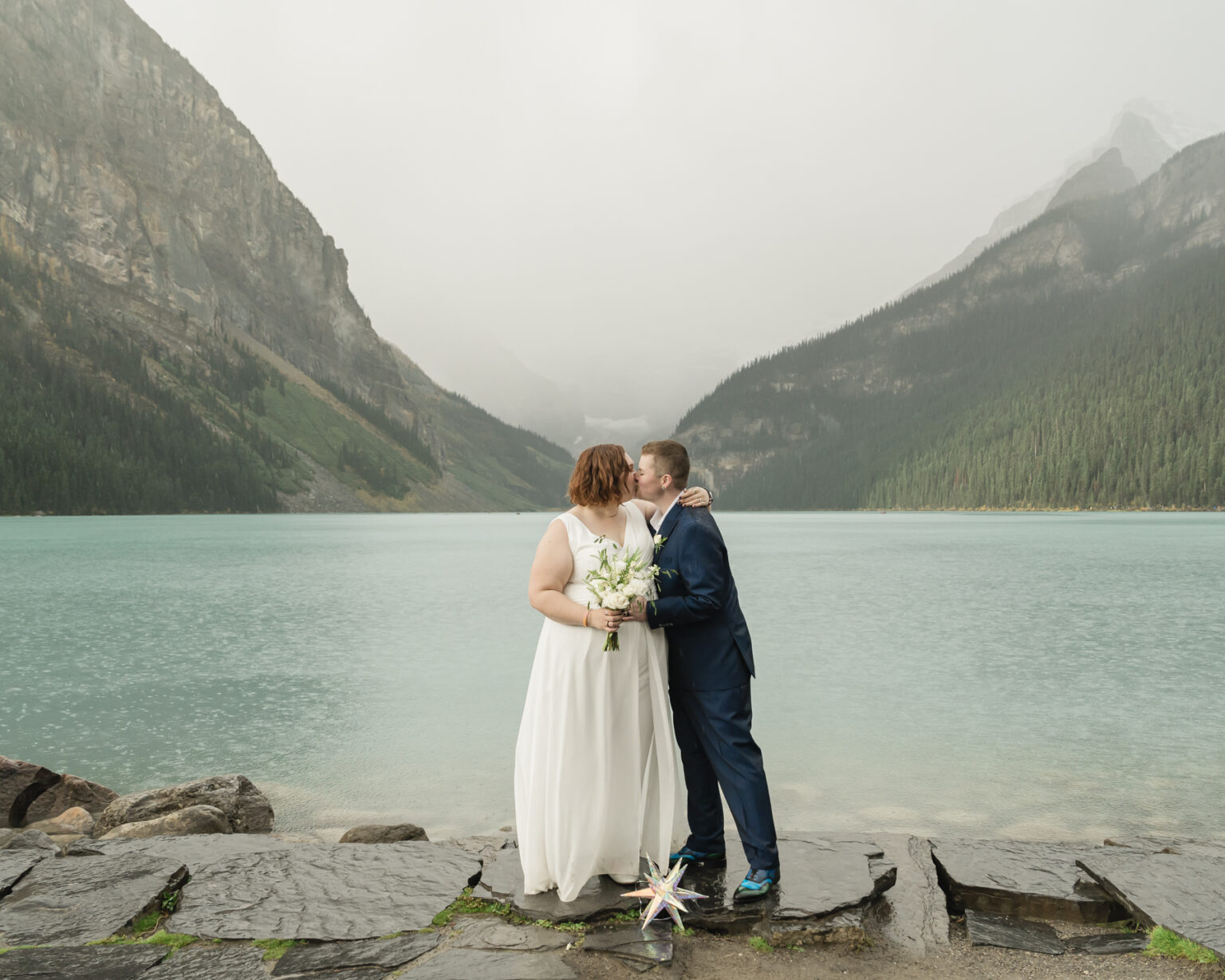 Lake Louise Elopement | Callen & Alexa